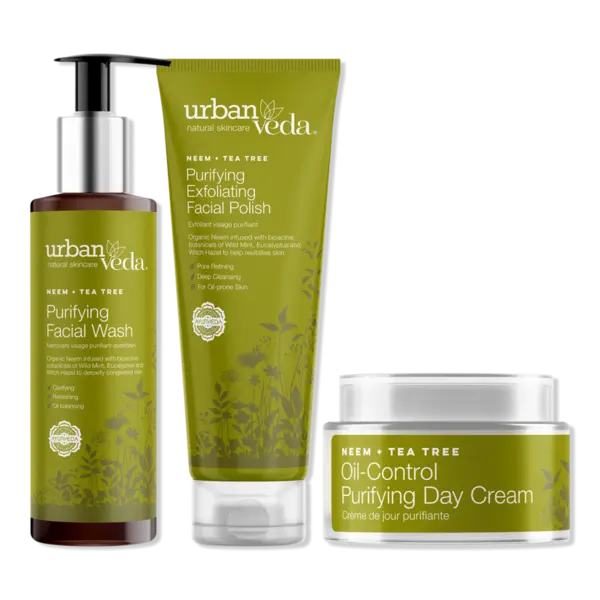 URBAN VEDA Neem & Tea Tree Purifying Skincare Heroes Deep‑clean Detox - One-color