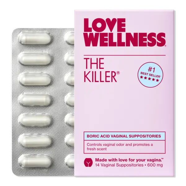 LOVE WELLNESS The Killer: Boric Acid Vaginal Suppositories - One-color