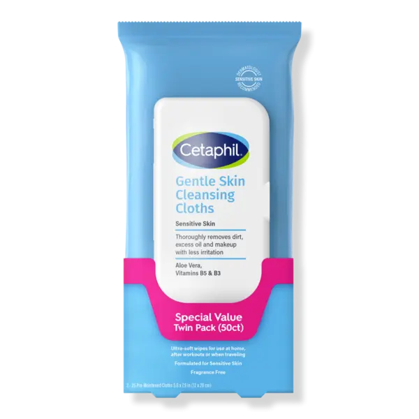 Cetaphil Gentle Skin Cleansing Cloths Twin Pack - One-color