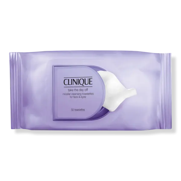 CLINIQUE Take The Day Off Micellar Cleansing Towelettes For Face & Eyes Makeup Remover Wipes - One-color