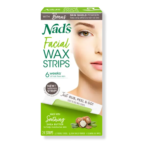 NADS NATURAL Facial Wax Strips - One-color