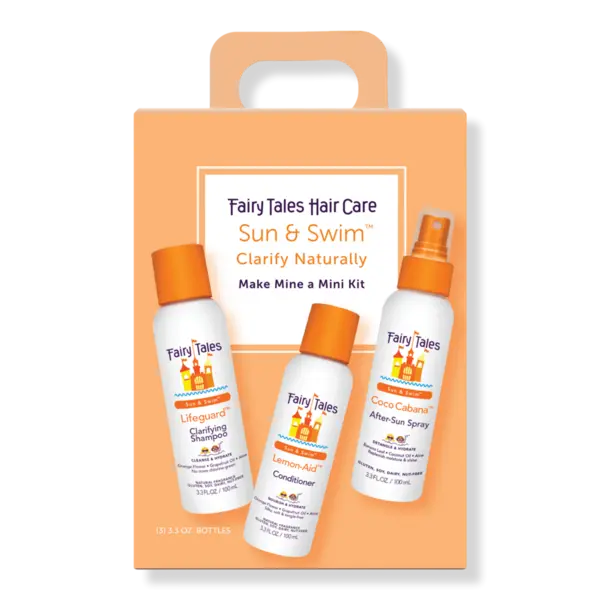 FAIRY TALES Sun & Swim Shampoo, Conditioner, And Spray Travel Kit - One-color