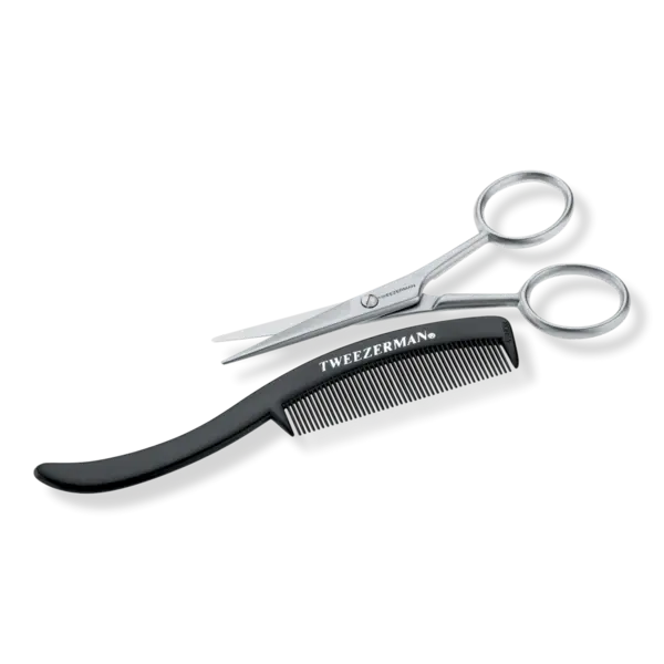 TWEEZERMAN Moustache Scissors With Comb - One-color