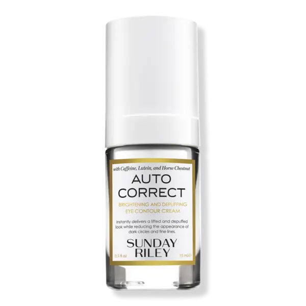Sunday Riley Auto Correct Brightening And Depuffing Eye Cream - One-color