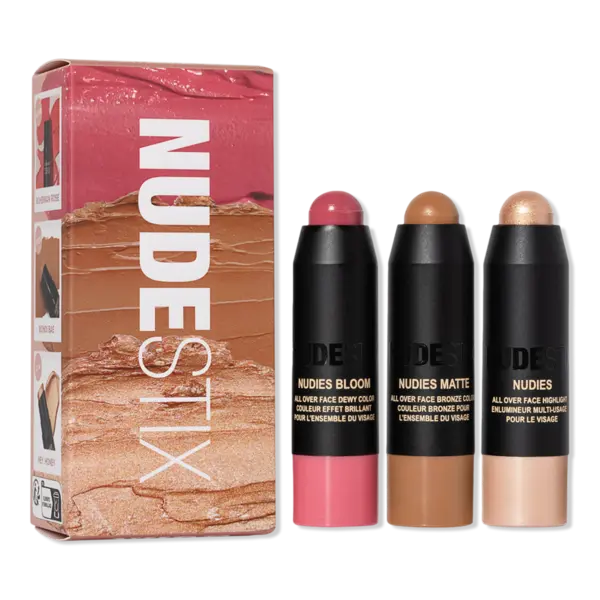 NUDESTIX Roses 'n Honey 3-piece Mini Nudies Kit - One-color