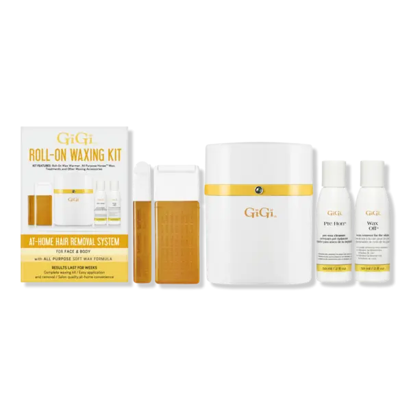 GIGI Roll-on Waxing Kit, No Mess Application