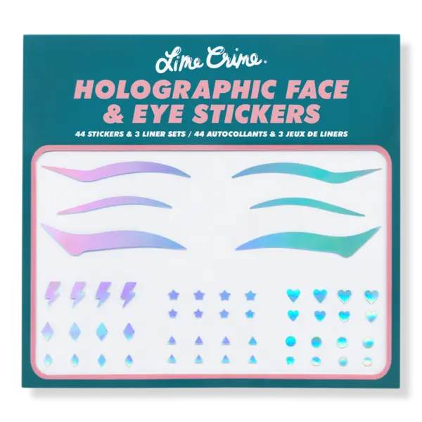 LIME CRIME Holographic Face & Eye Stickers - One-color