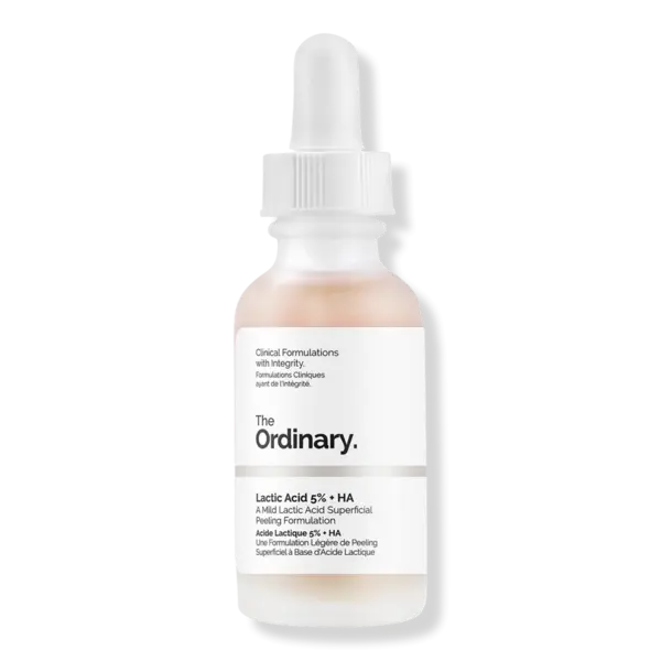 THE ORDINARY Lactic Acid 5% + Ha 2% Gentle Facial Exfoliating Serum For Uneven Texture - One-color