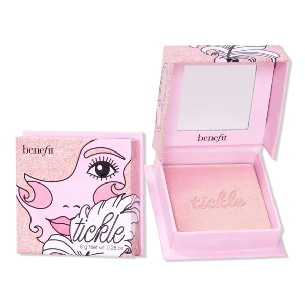 BENEFIT COSMETICS Tickle Golden Pink Powder Highlighter - One-color