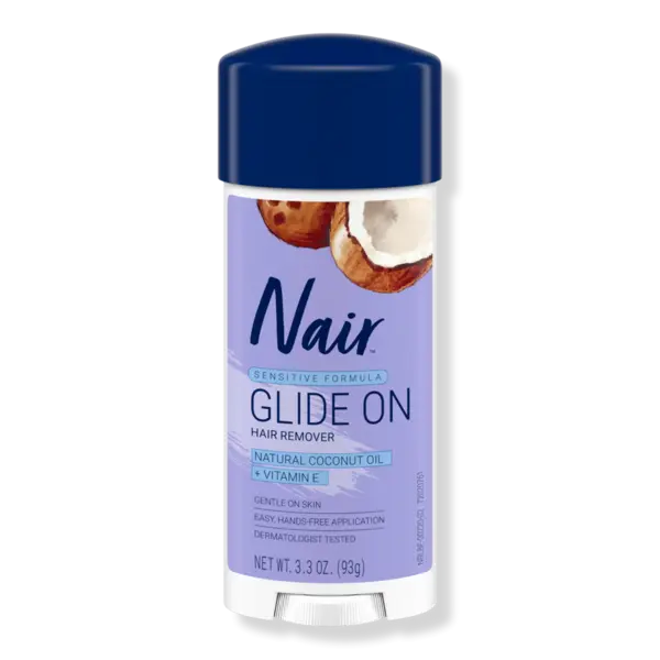 NAIR Glides Away Sensitive Formula Hair Remover With Coconut Oil - One-color
