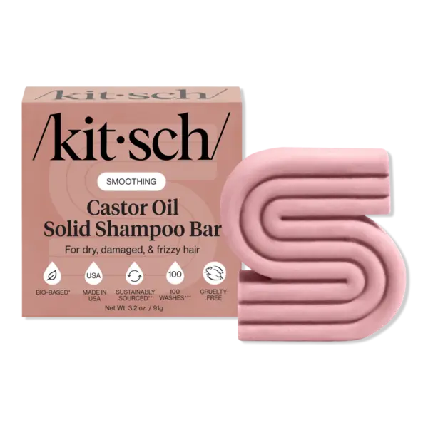 KITSCH Castor Oil Nourishing Hair Shampoo Bar - One-color