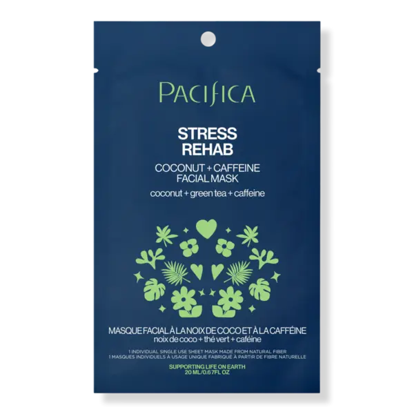 PACIFICA Stress Rehab Coconut & Caffeine Facial Mask - One-color