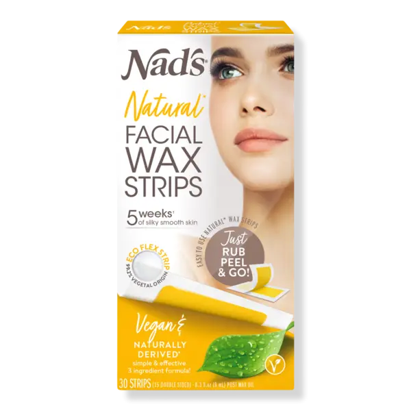 NADS NATURAL Natural Facial Wax Strips - One-color