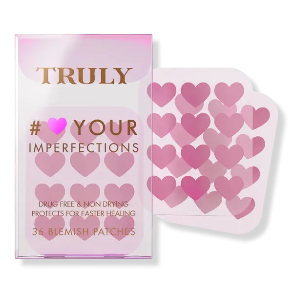 TRULY Blemish Treatment Acne Heart Patches - One-color