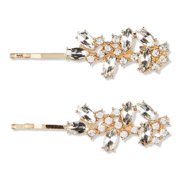 SCUNCI Elite Rhinestone Bobby Pins - One-color