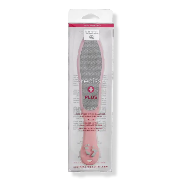 EARTH THERAPEUTICS Precisso Plus Pink Pedicure File - One-color