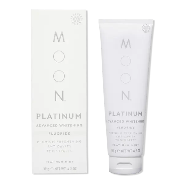 MOON Platinum Advanced Whitening Fluoride Toothpaste - One-color