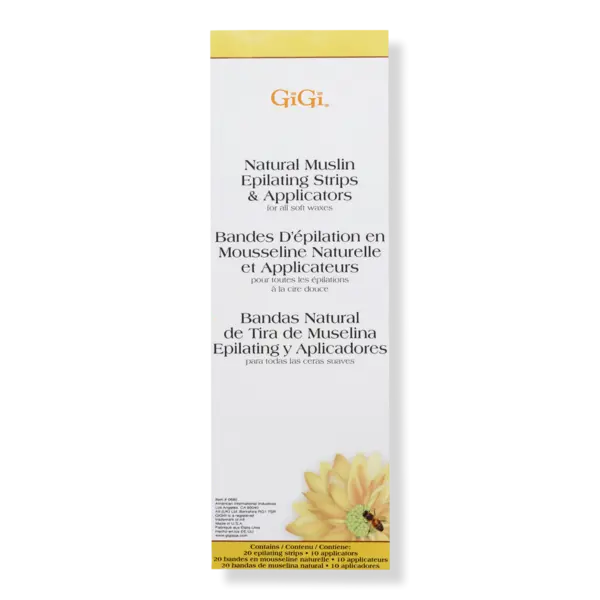 GIGI Natural Muslin Epilating Strips & Applicators - One-color