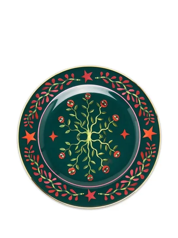 La DoubleJ Eye Vines Set Of Two Dessert Plates