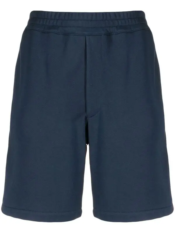 Alexander McQueen Logo-tape Track Shorts - Blue