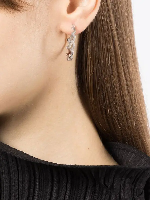 ROSIE KENT Magma Wiggle Hoop Earrings