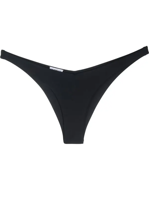 LA REVECHE Kamila Thong Bikini Bottoms - Black