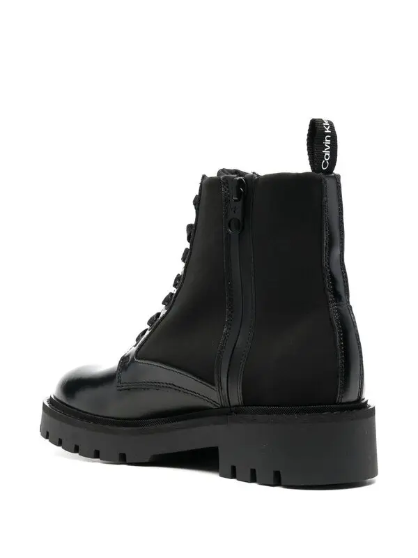 Calvin Klein Leather Combat Boots