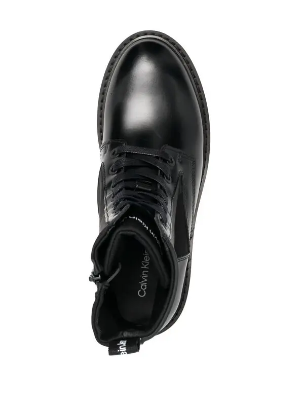 Calvin Klein Leather Combat Boots