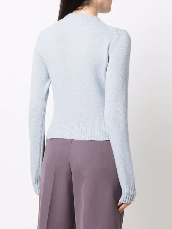 AMI Paris De Coeur Cashmere Sweater - Blue