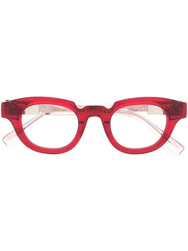 KUBORAUM Round Frame Eyeglasses - Red