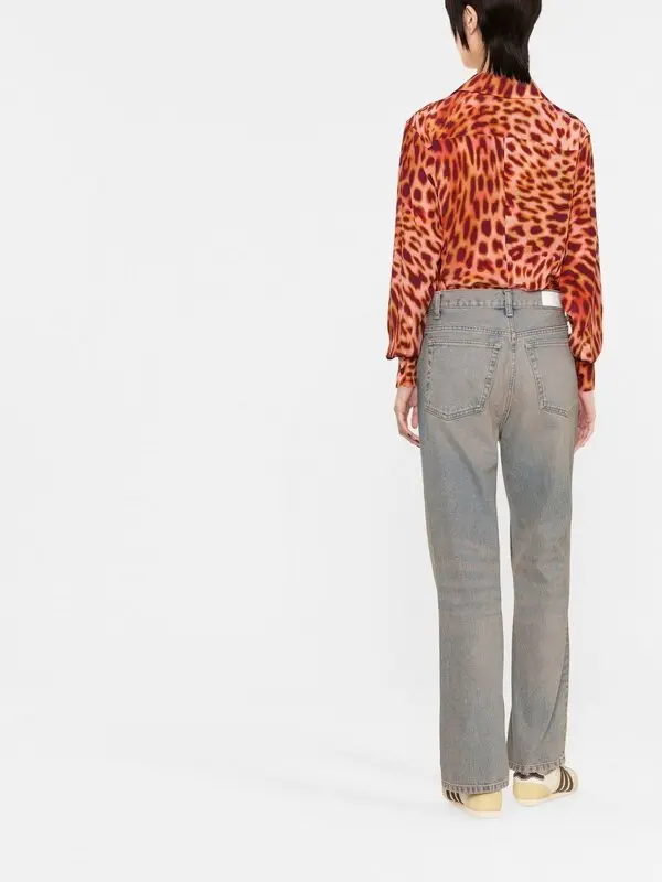Stella McCartney Leopard-print Silk Shirt