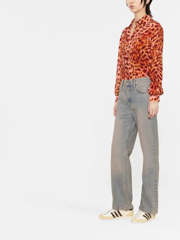 Stella McCartney Leopard-print Silk Shirt