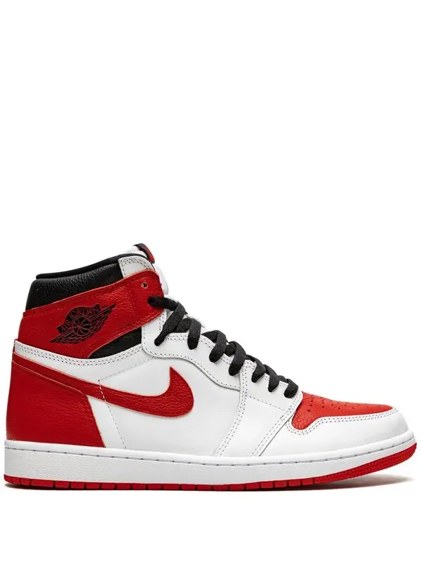 JORDAN Air 1 Retro High Heritage Sneakers - Red