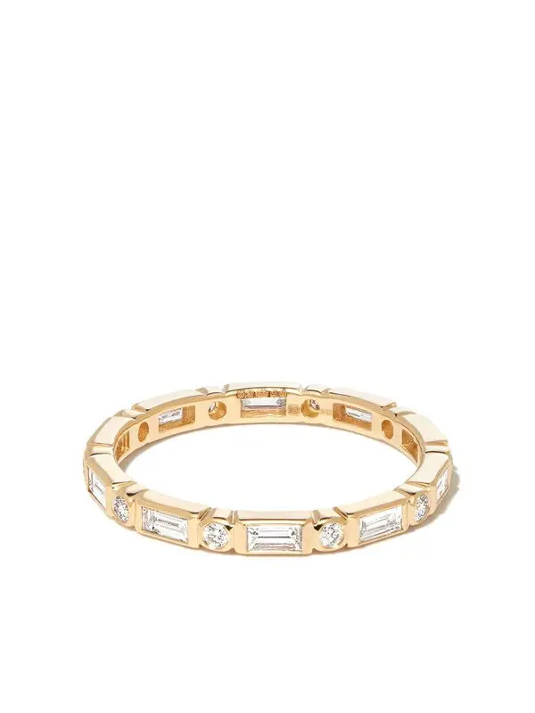 SYDNEY EVAN 14kt Yellow Diamond Eternity Ring - Gold