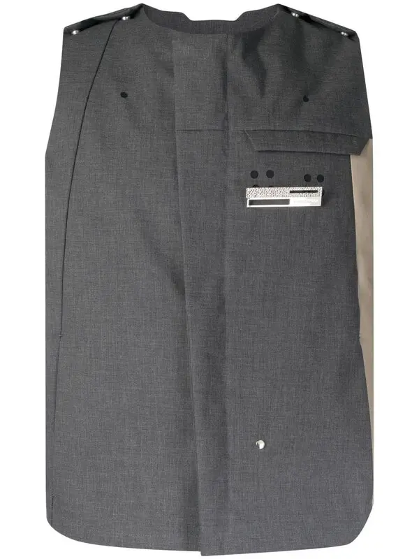 A-COLD-WALL* Panelled Gilet - Grey