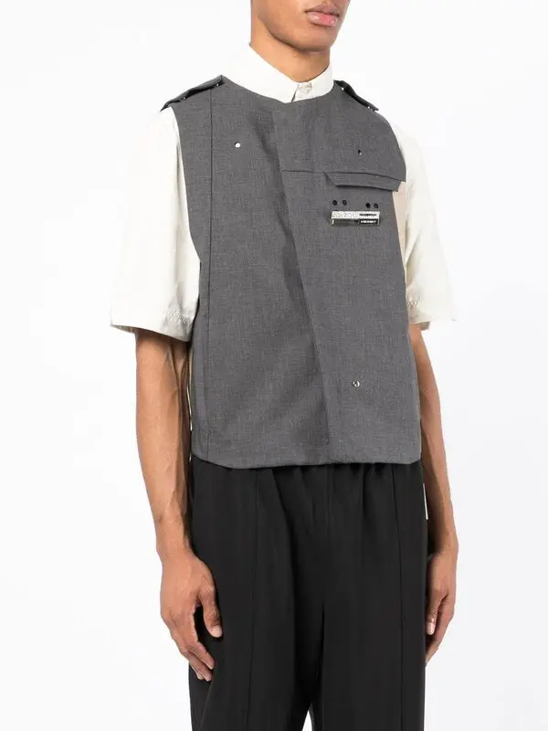 A-COLD-WALL* Panelled Gilet - Grey