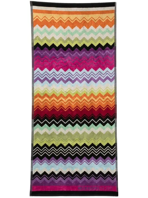 Missoni Giacomo All-over Zigzag Print Towel