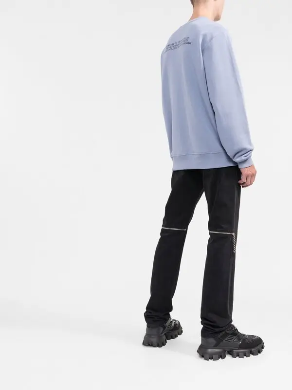 Helmut Lang Painted Logo-print Sweatshirt