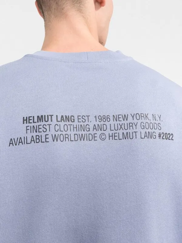 Helmut Lang Painted Logo-print Sweatshirt