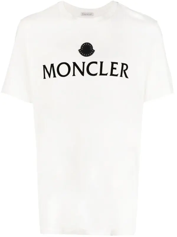 Moncler Logo Print Cotton T-shirt
