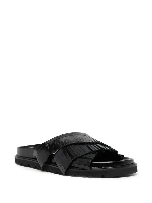 REIKE NEN Cross Fringe Mold Sandals