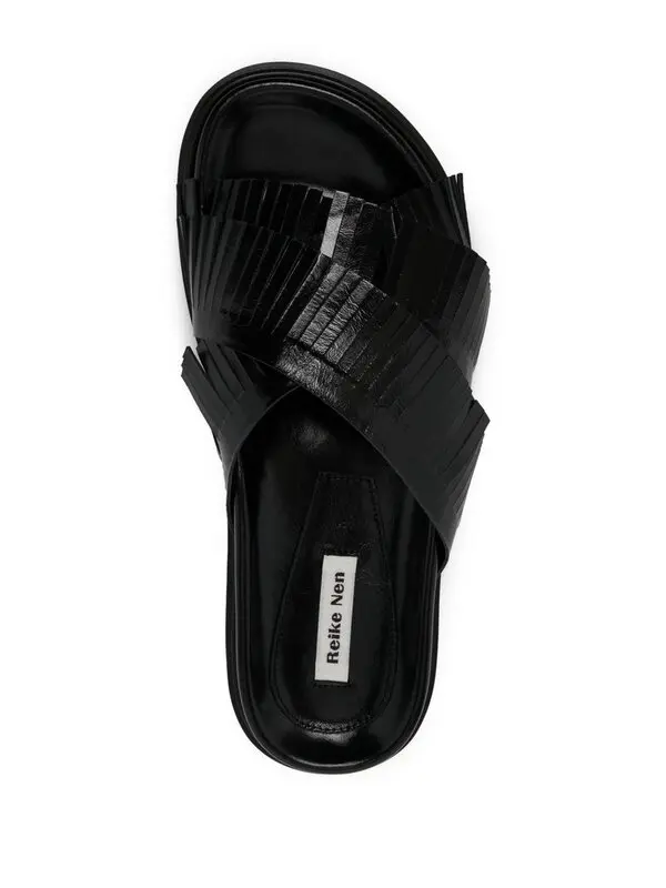 REIKE NEN Cross Fringe Mold Sandals