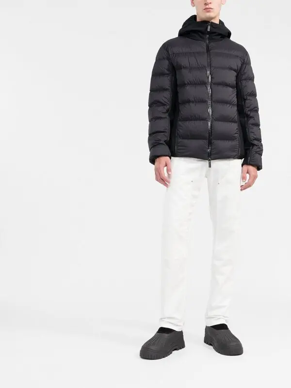 Moncler Hooded Goose Down Jacket - Black