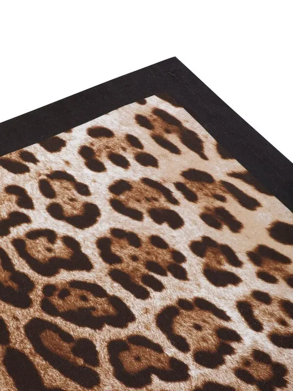 Dolce & Gabbana Set Of Two Linen Napkins - Brown