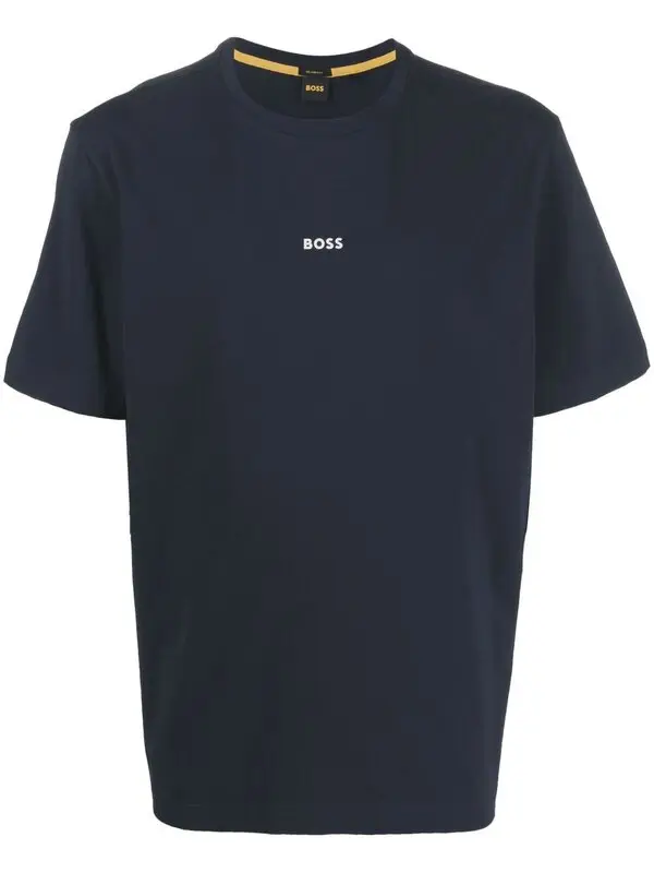 BOSS Logo-print T-shirt - Blue