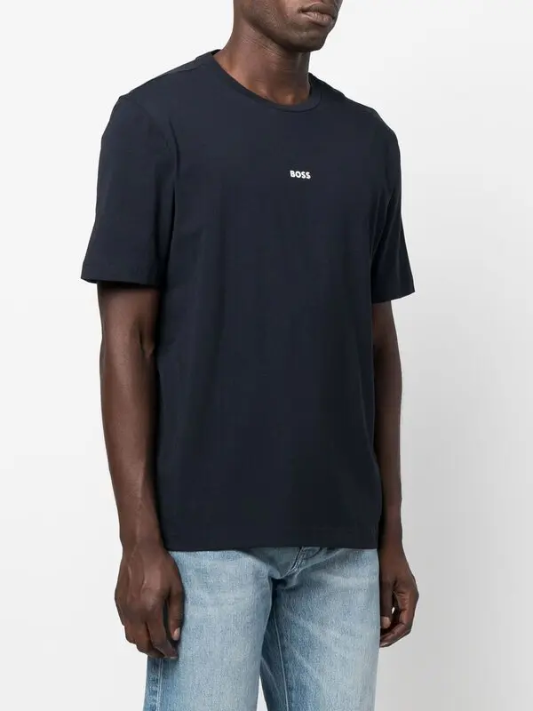 BOSS Logo-print T-shirt - Blue