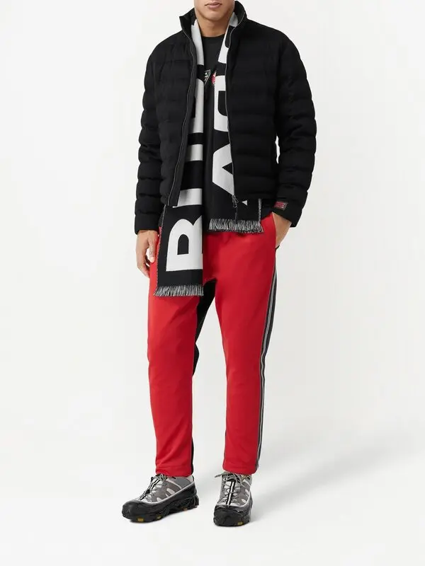 Burberry Logo-jacquard Wool Scarf