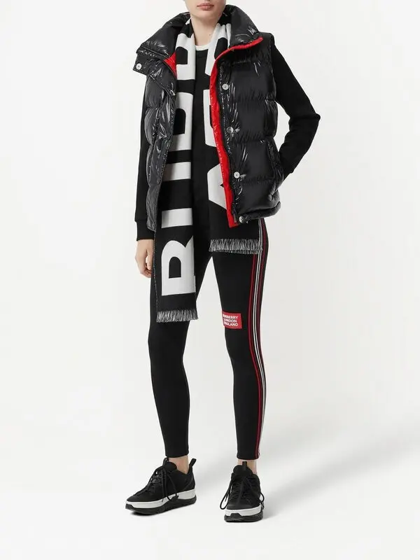 Burberry Logo-jacquard Wool Scarf