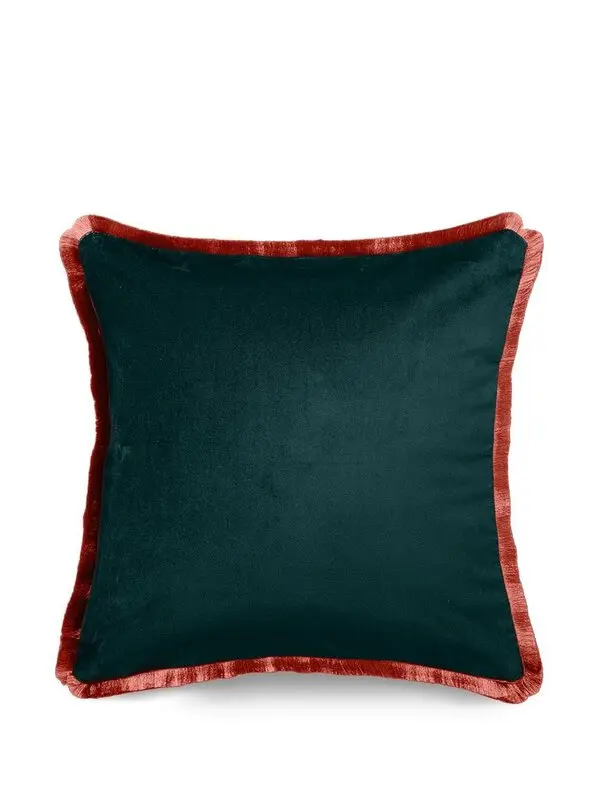 La DoubleJ Eye Vines Velvet Cushion