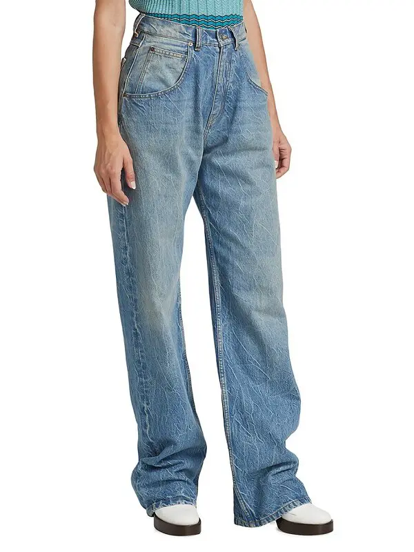 Victoria Beckham Mia High-rise Wide Leg Jeans Size